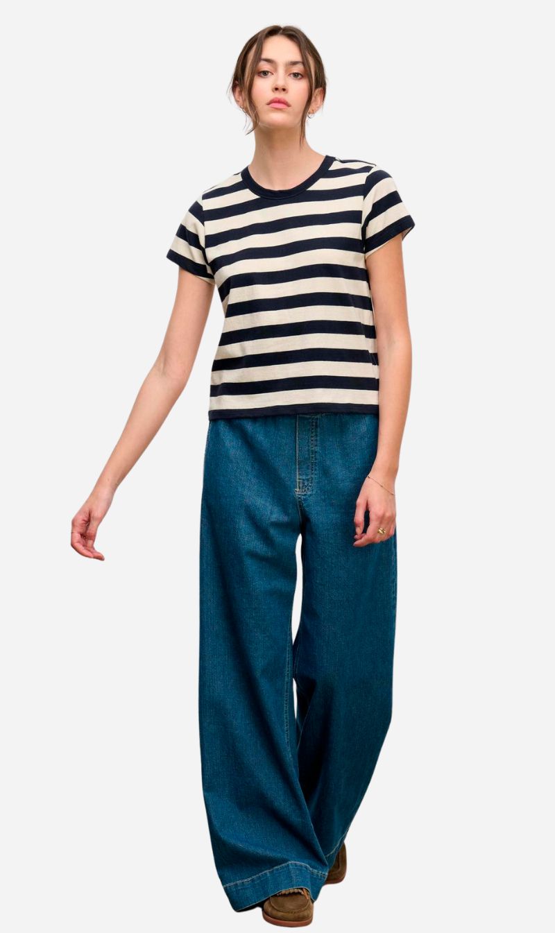 Velvet | Mira Denim Pant - Classic | Sisters & Co