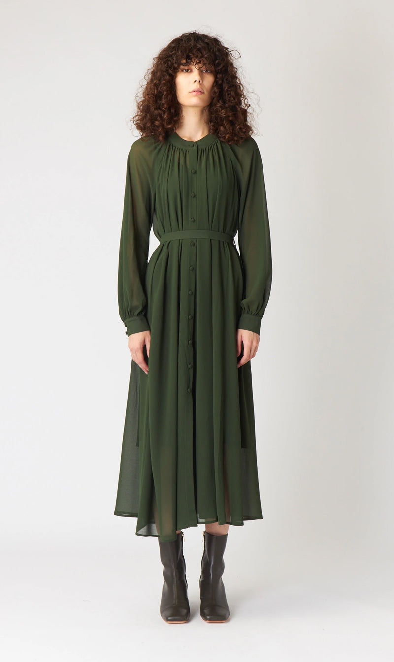 Kate Sylvester | Billowy Dress - Olive – Sisters & Co